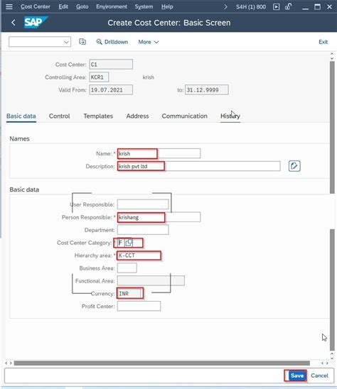 Sap Cost Center Name At Carolann Ness Blog