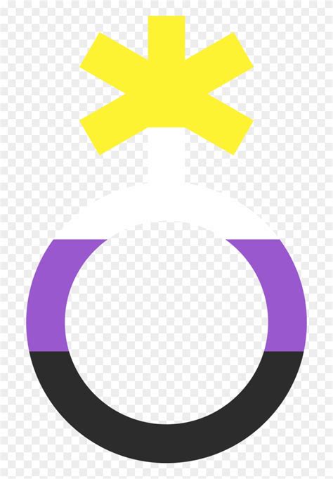 Nonbinary Symbol By Pride Flags Non Binary Gender Symbol Free
