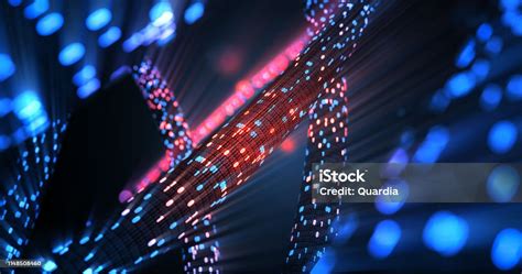 Hacking Red And Blue Digital Binary Code Matrix 01 Background Hacker