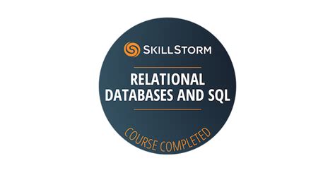 Relational Databases And Sql Credly