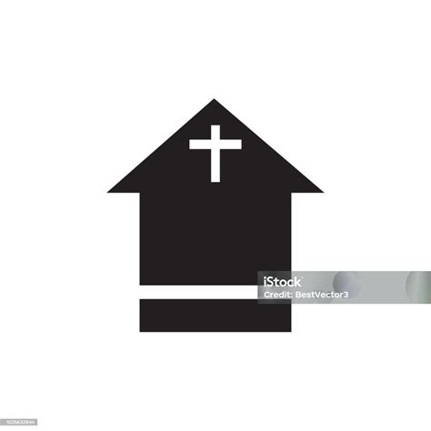 채 플 개요 아이콘 벡터 기호와 기호 흰색 배경 예배당 개요 로고 개념에 고립 건축에 대한 스톡 벡터 아트 및 기타 이미지