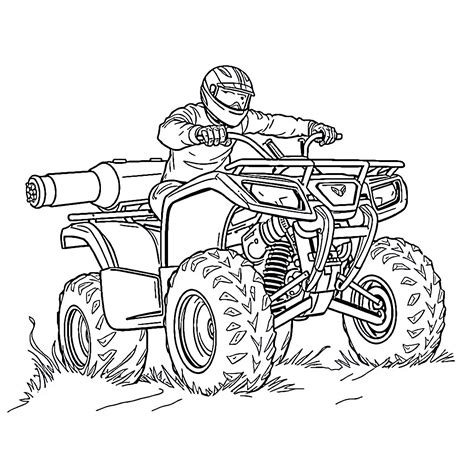 Best Quad Coloring Pages Free Printable Pdf