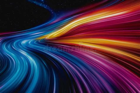 Futuristic Neon Waves And Glowing Particles In A Surreal Cosmic Dreamscape Of Digital Energy