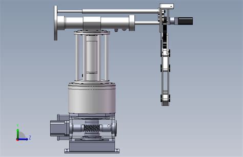 Z0790 基于plc的数控机床上下料机械手三维sw2016带参 Cad 说明书 Solidworks 2016 模型图纸下载 懒石网