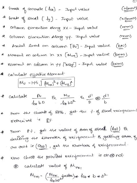 bi axial loaded column practical approch pdf