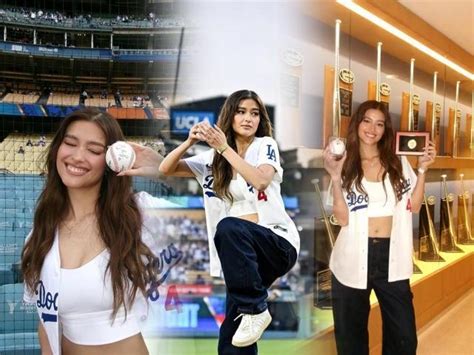 Liza Soberano Throws The First Pitch At Dodgers Game During Filipino Heritage Night GMA