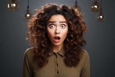 Premium Photo Confused Reaction Of A Girl Generative Ai