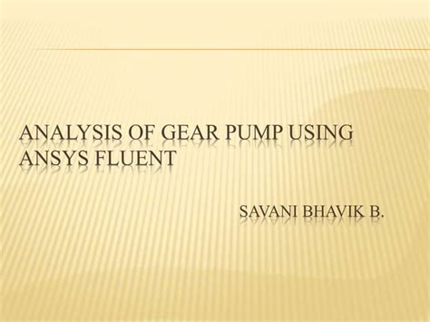 Cfd Introduction Using Ansys Fluent Pptx Physics Science
