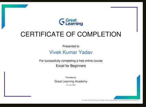 Vivek Yadav On Linkedin Excel Dataskills Continuouslearning Greatlearning