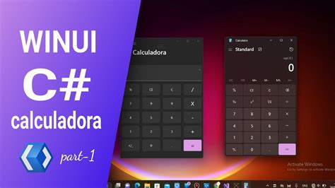 winui3 c calculator modern ui part 1 youtube