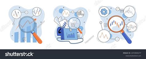 Data Analysis Vector Illustration Research Data Stock Vector Royalty Free 2372935277