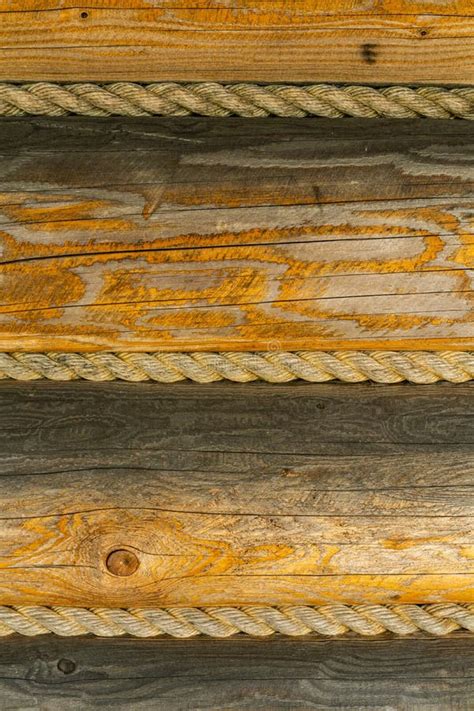 Log Building Architectural Style As Pattern Stock Image Image Of
