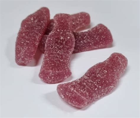 Sour Raspberry Bottles Lolliesnz