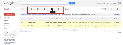 How To Move Gmail Messages To Another Folder Techyv Com