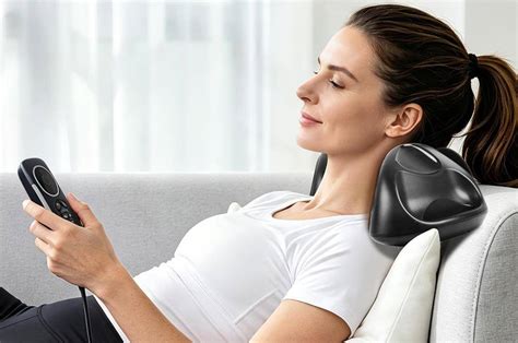 The Electric Neck And Shoulder Relaxer With Stretching Massage Heat