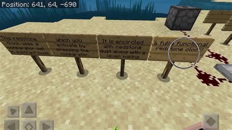 Minecraft Bedrock Simple Clock At Declan Thwaites Blog
