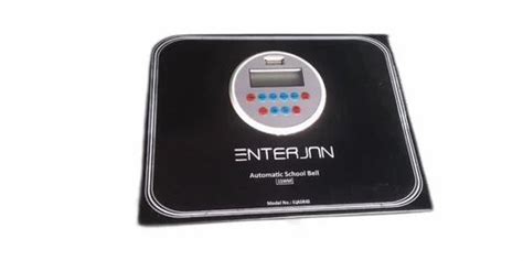 Black Musical Automatic School Bell With Inbuilt Amplifier And Speaker Model Name Number