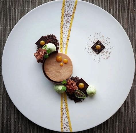 Chocolate Dessert Plating By Pastryplatesteam