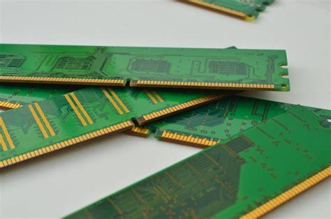 Premium Photo Closeup Of A Pc Ram Memory Card On A Light Background Illustrating The Power And