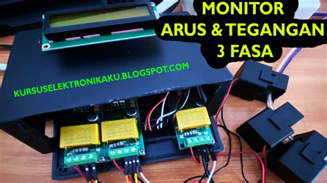 Monitor Arus Dan Tegangan Fasa IOT BLYNK GRAFIK REALTIME