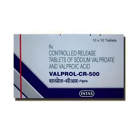 Sodium Valproate Valproic Acid Tablets 500 Mg At ₹ 1000 Box In Nagpur