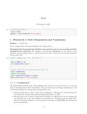Hw Pdf Hw December Initialize Otter Import Otter Grader Otter Notebook Hw