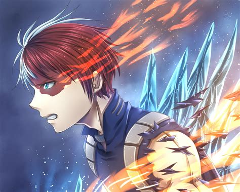 Shoto Todoroki Hd My Hero Academia Wallpaper Hd Anime K Wallpapers Images And Background