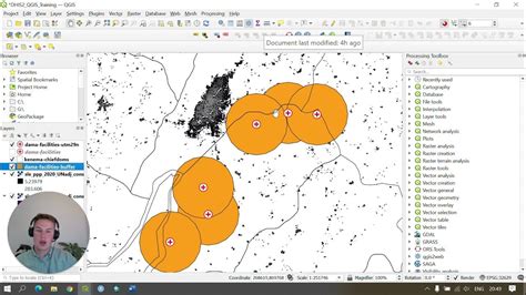 Mapsgis Workshop Day 2 Video 5 Calculating Population Living Within Buffers Youtube