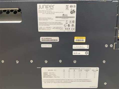 Juniper Mx960 Internet Router 8x Ms Mpc 128g 3x Scbe2 Mx 2x Mpc4e 3d 2cge 8xge In Owings Mills