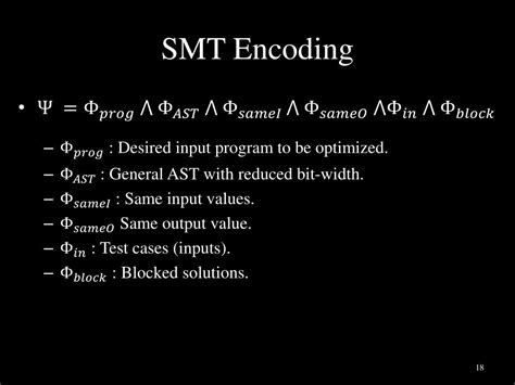 Ppt An Smt Based Method For Optimizing Arithmetic Computations In