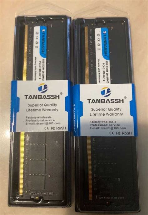 Ddr4 планки по 16gb 2666mhz Tanbassh ОЗУ Оперативная память 32gb 1 240 грн Комплектуючі та