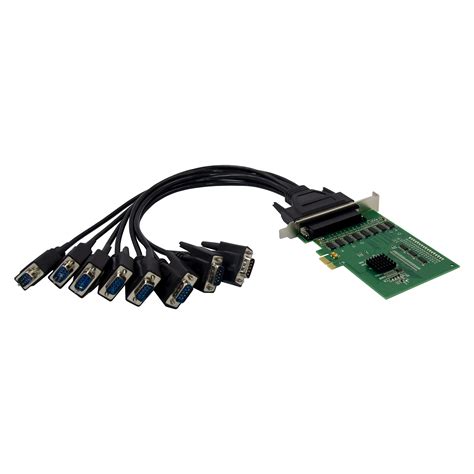 8 포트 pci 익스프레스 rs232 직렬 어댑터 카드 pcie rs232 직렬 카드 16550 uart 멀티 포트 직렬 db9