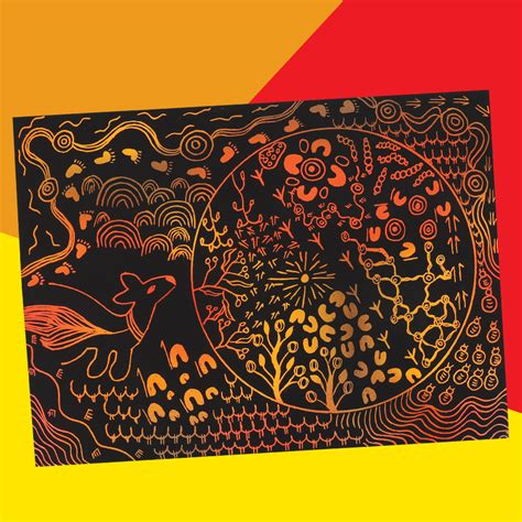 Scratch Art Indigenous Symbols Naidoc Week Cleverpatch Art My Xxx Hot