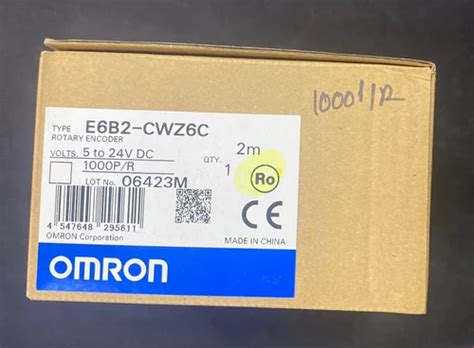Omron E6b2 Cwz6c 1000p R Encoder At ₹ 4200 Piece Omron Switch And Sensor In Yamuna Nagar Id