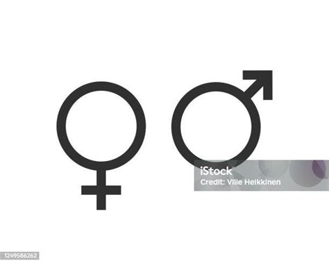性別圖標符號男性 女性標誌標誌向量插圖圖像隔離在白色背景上向量圖形及更多丈夫圖片 丈夫 人 人年齡 Istock