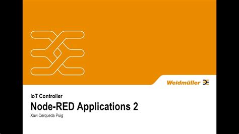 Webinar Iot Controller Node Red Applications 2 Youtube