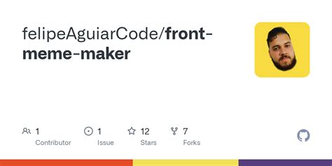 Github Felipeaguiarcodefront Meme Maker