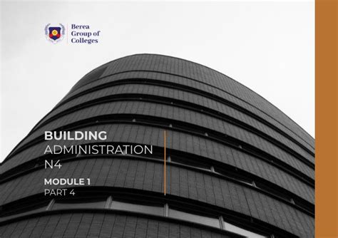 building administration n4 module 1 part 4 by siyabongam