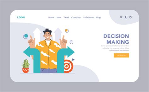 Decision Making Set Strategic Thinking Brainstorming And Solution Research 46119157 Vector Art