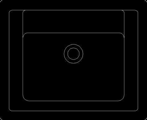 Wash Basin With Counter 580x475 DWG Block For AutoCAD Designs CAD