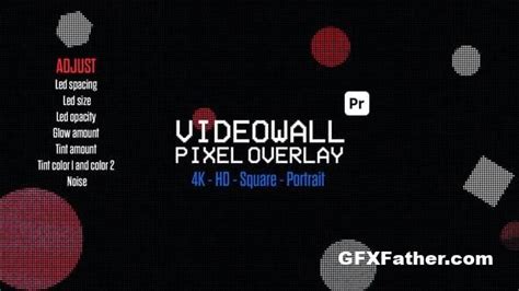 Led Wall Pixel Overlay For Premiere Pro 58007443 Gfxfather