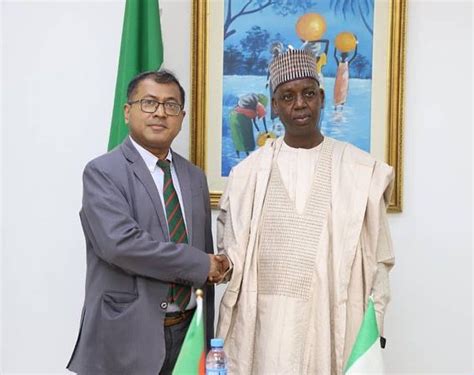 Ambassador Adamu Ibrahim Lamuwa Received In Audience H E Masudur