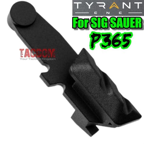 Tyrant Designs Cnc Black Sig Sauer P365 Extended Slide Release Catch Lever Tacdom