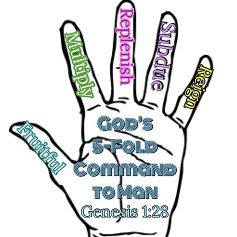 Gods 5 Fold Command To Man Bible Scriptures Scripture Reign