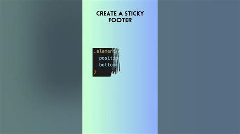 Sticky Footer Hack Every Web Dev Needs 👀 Shorts Webdev Frontendcourse Codenewbie Css Youtube