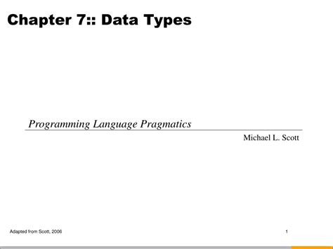 PPT Chapter 7 Data Types PowerPoint Presentation Free Download ID 9241696
