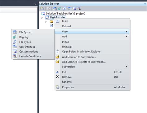Installation Project In Visual Studio Installer Just A Thought