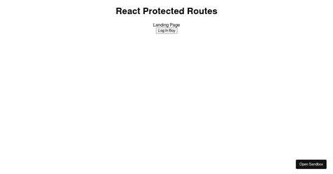React Private Router Codesandbox