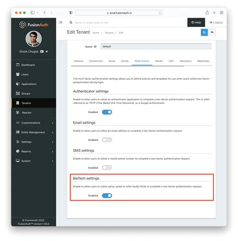 FusionAuth Announces BioTech