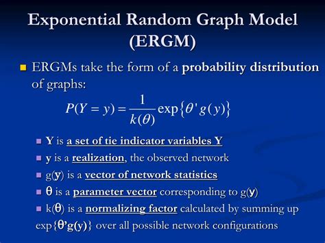 ppt introduction to ergm p model powerpoint presentation free